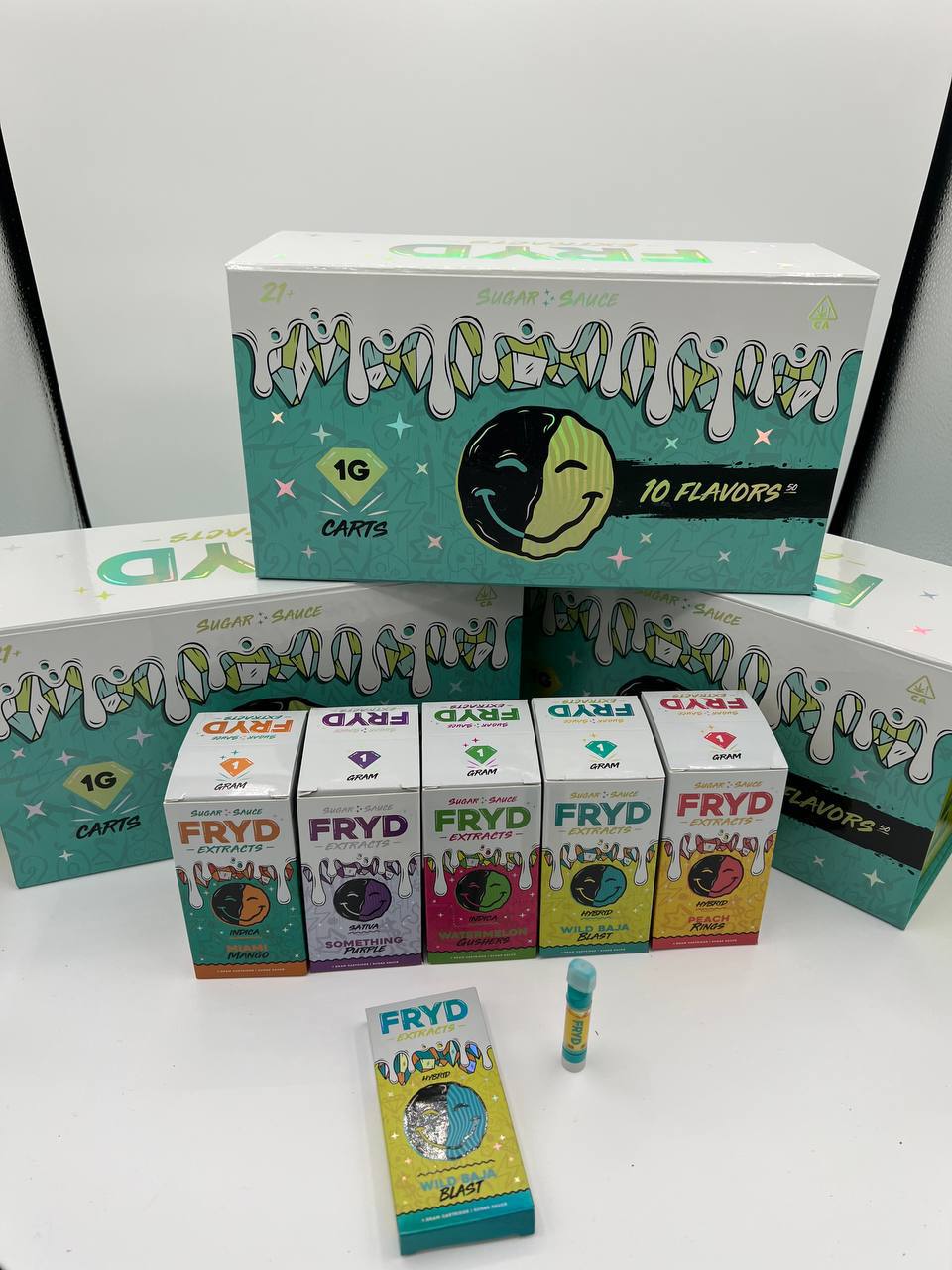 sugar sauce Fryd carts whole sale 2g disposable