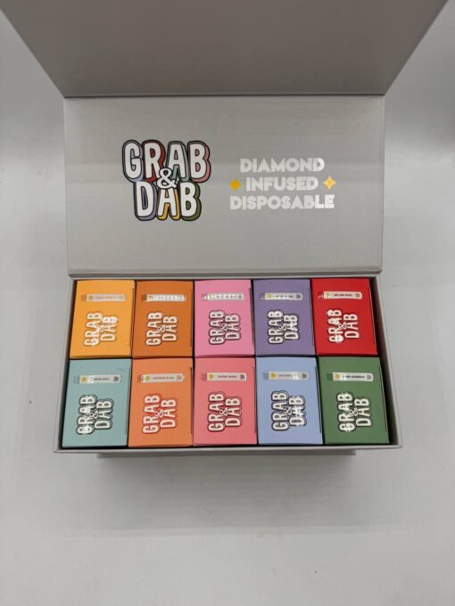 grab & dab diamonds infused disposable vape pen