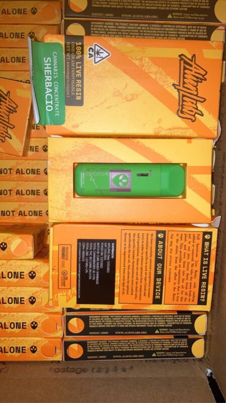 alien labs 1g premium live resin disposable vape pen 1000mg