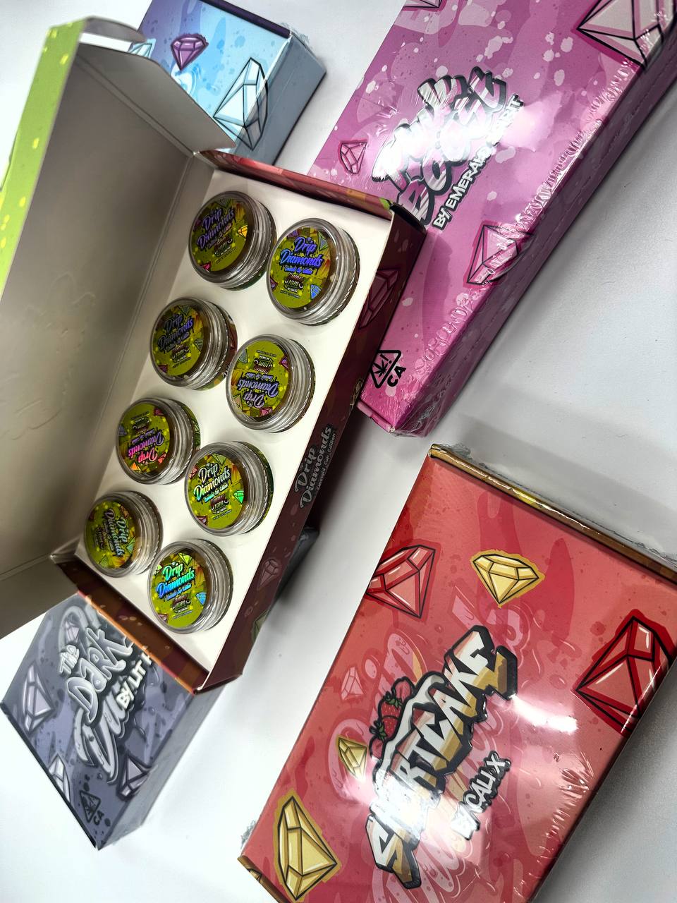 drip diamonds premium extracts concentrate 3.5g & 28g baller jars