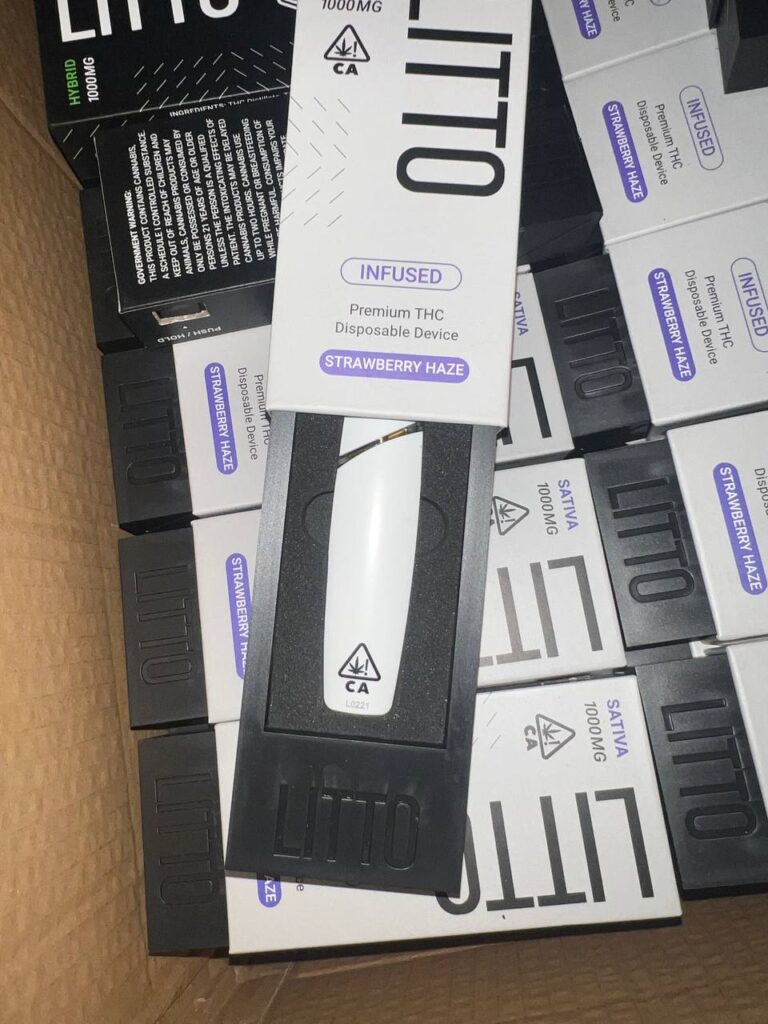 litto premium live resin thc disposable vape pen device 1000mg