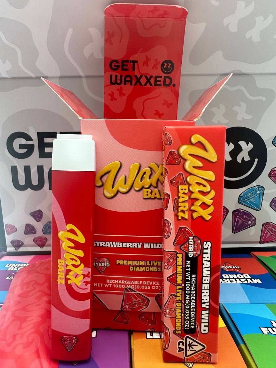 waxx barz premium live diamonds 2g disposable vape pen