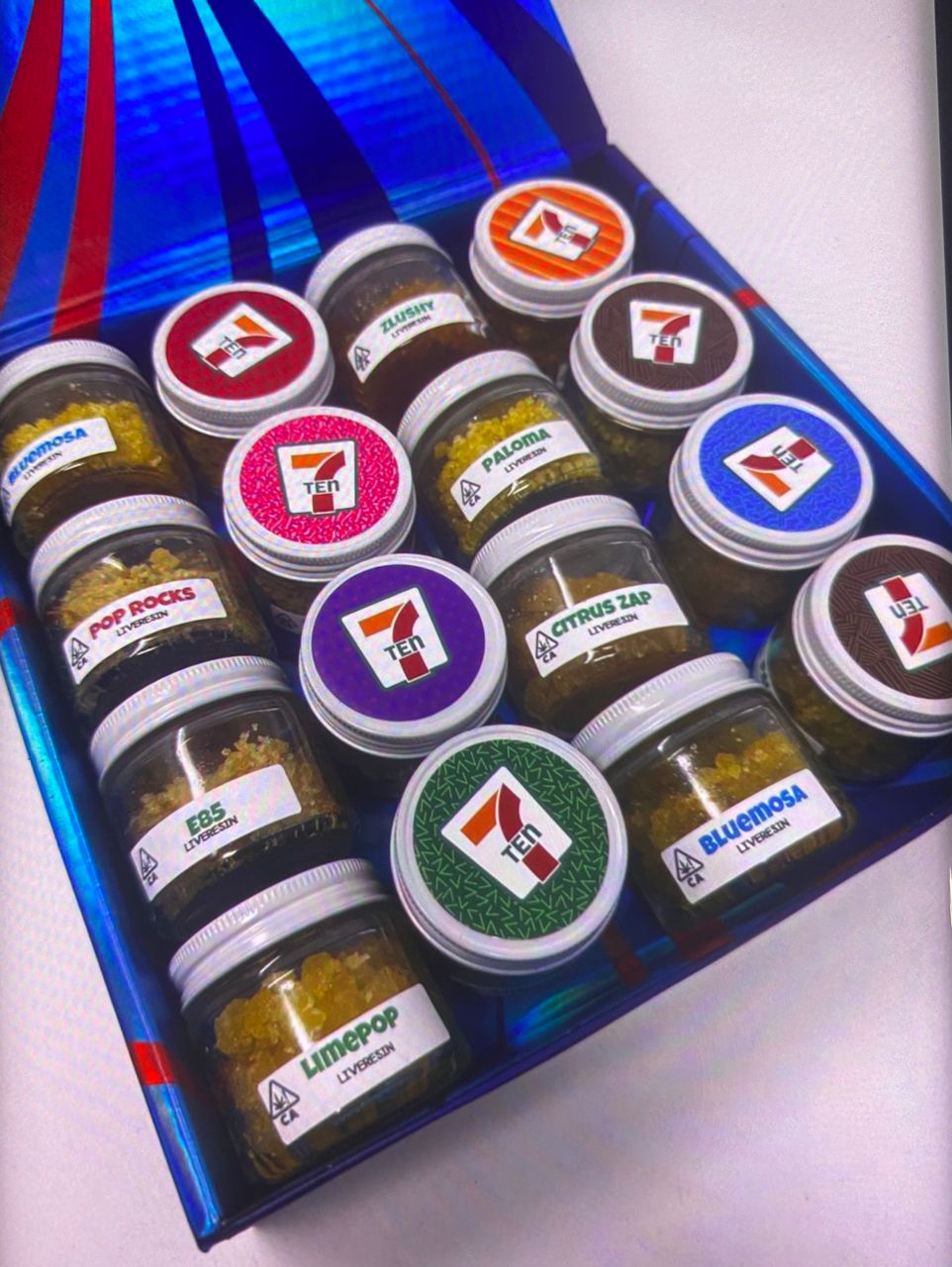 premium live resin 7ten extracts concentrate thc wax 28g baller jars