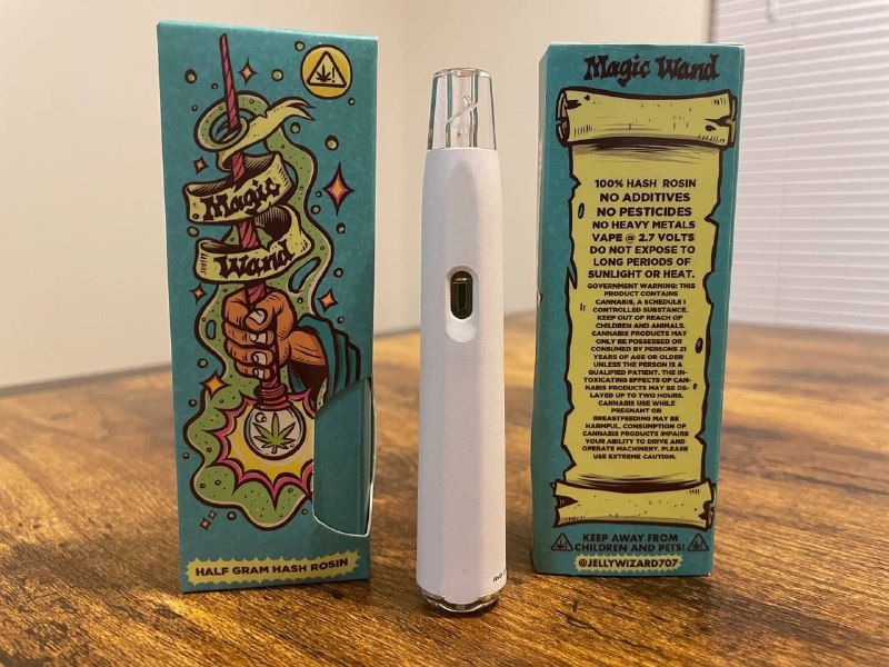 jelly wizard magic wand disposable come pre-charged and pre-filled