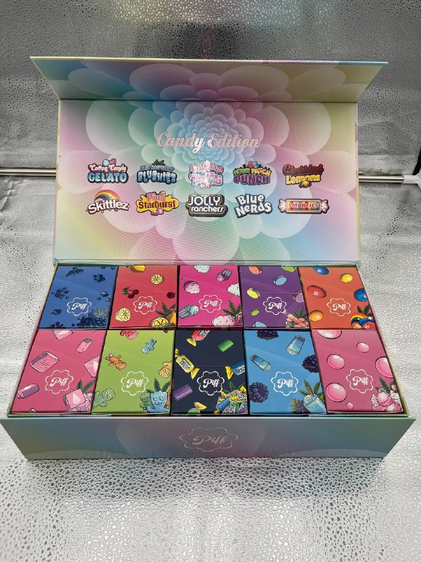 premium piff 1g carts candy edition liquid diamonds + live resin