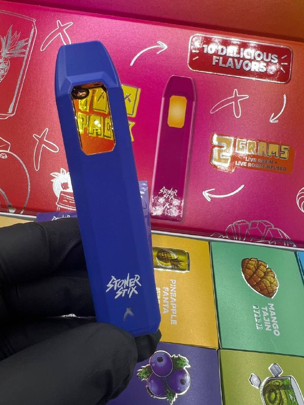 stoner stix 2g disposable vape pen premium live resin + live rosin