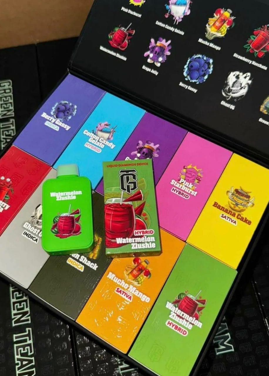 green team 3g disposable vape pen live resin liquid diamonds