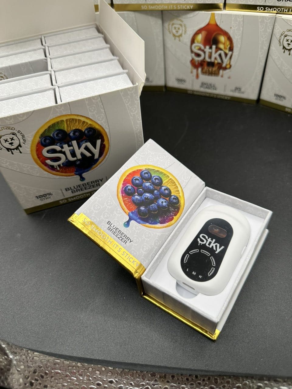 authentic Stky 2g disposable vape pen premium live resin