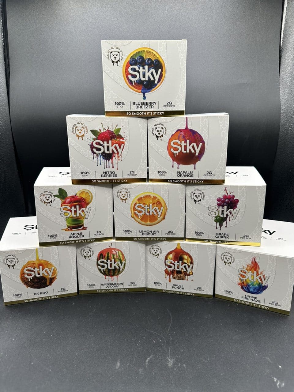 authentic Stky 2g disposable vape pen premium live resin