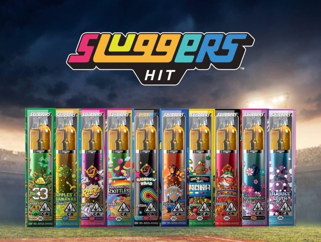 Slugger 2g disposable vape pen live resin & liquid diamonds