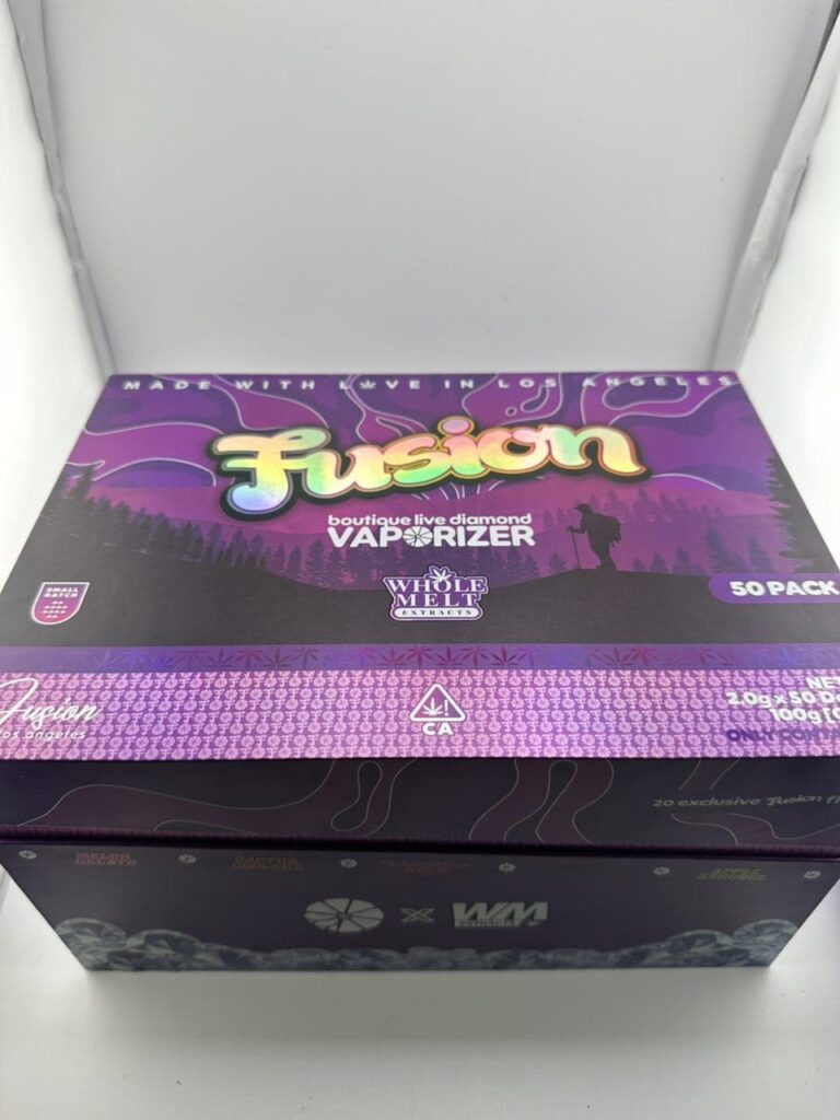 new authentic fusion x whole melt extracts live resin disposable