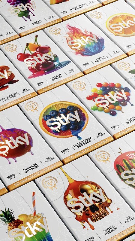 authentic Stky 2g disposable vape pen premium live resin