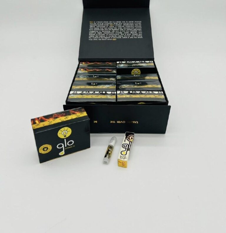 authentic glo extracts live resin 1g carts premium vaporizer device