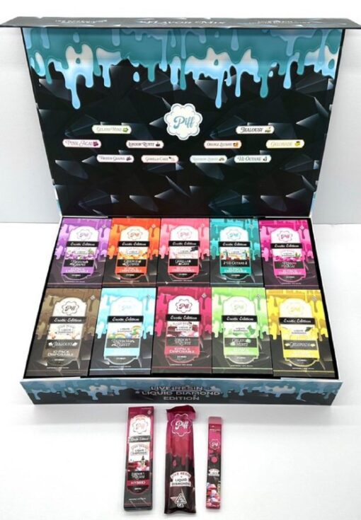 authentic piff 2g disposable vape pen live resin + liquid diamonds