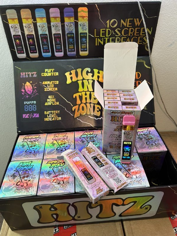 premium HITZ high in the zone 2g disposable vape pen
