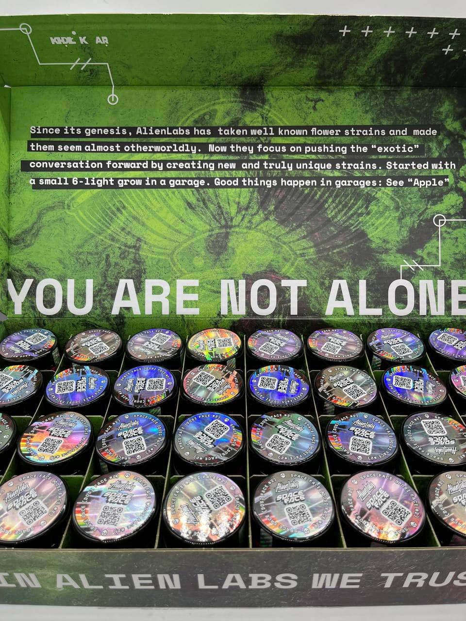 Authentic Alien Labs 8ths jars cannabis infused exotic flower