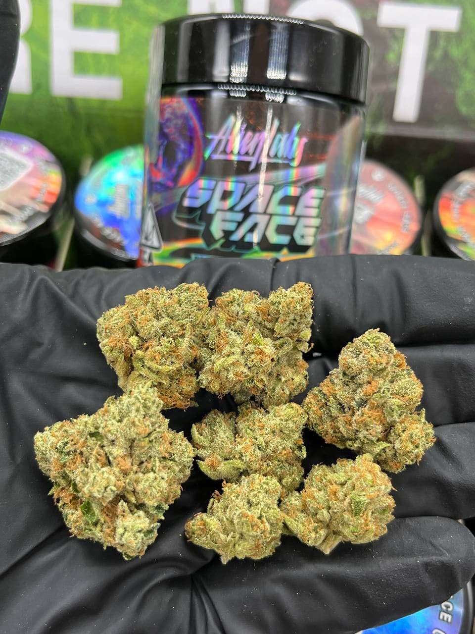 Authentic Alien Labs 8ths jars cannabis infused exotic flower