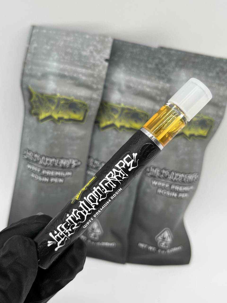 Authentic Life Is Not Grape .5g live rosin disposables vape pen