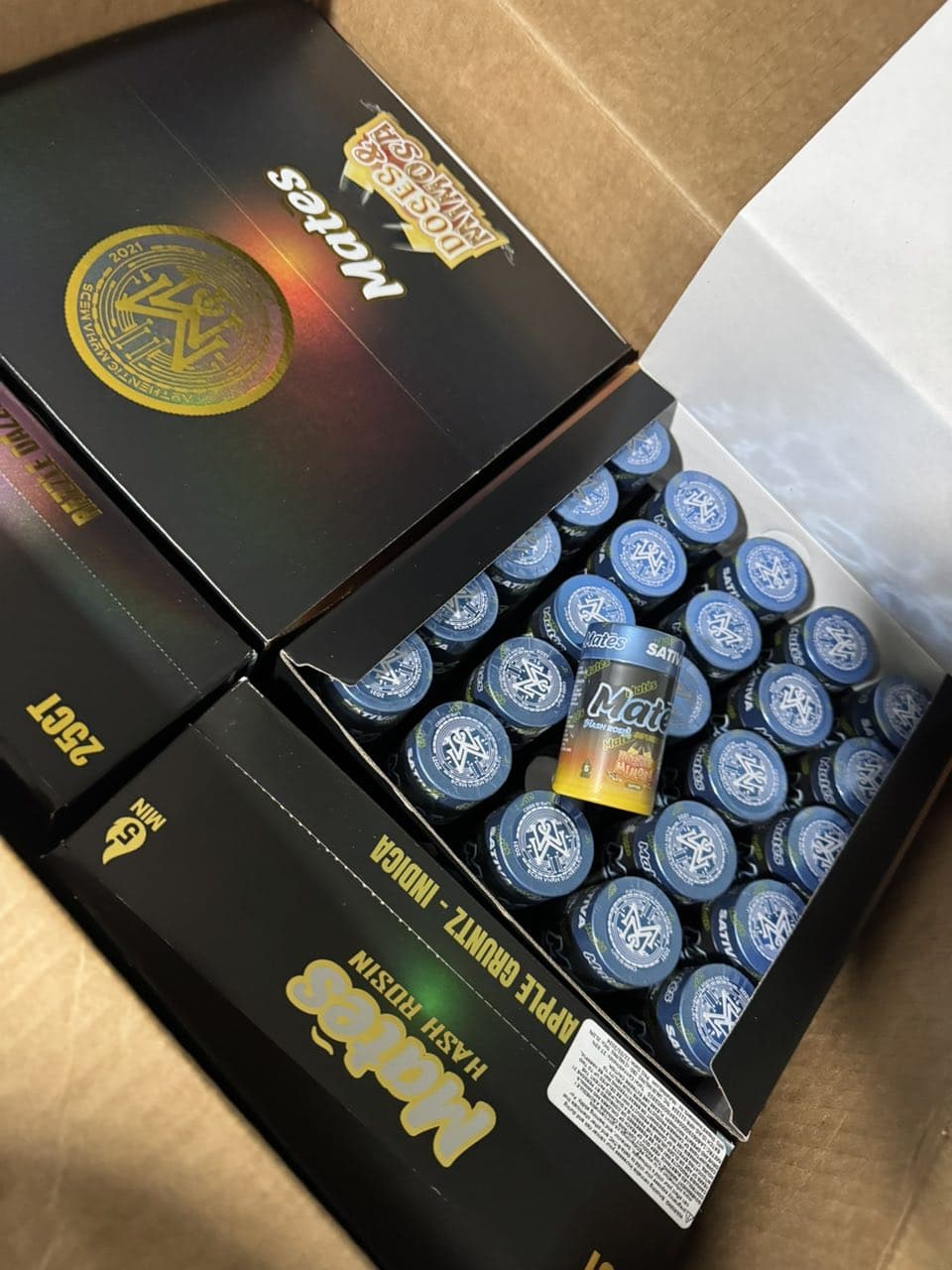 Authentic Muha mates hash rosin premium infused prerolls