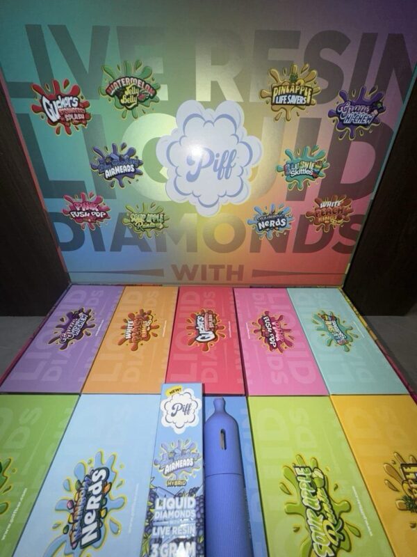 Piff XL 3g disposable vape pen live rein & liquid diamonds