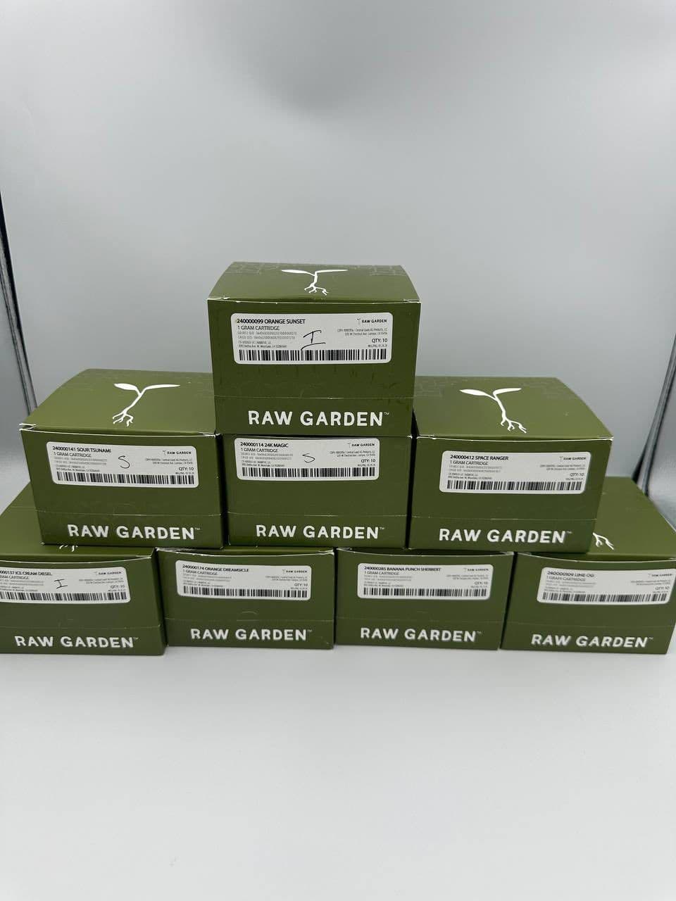 raw garden 1g cartridge refined live resin premium vaporizer device