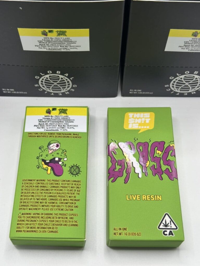 authentic Gross live resin disposable vape pen premium