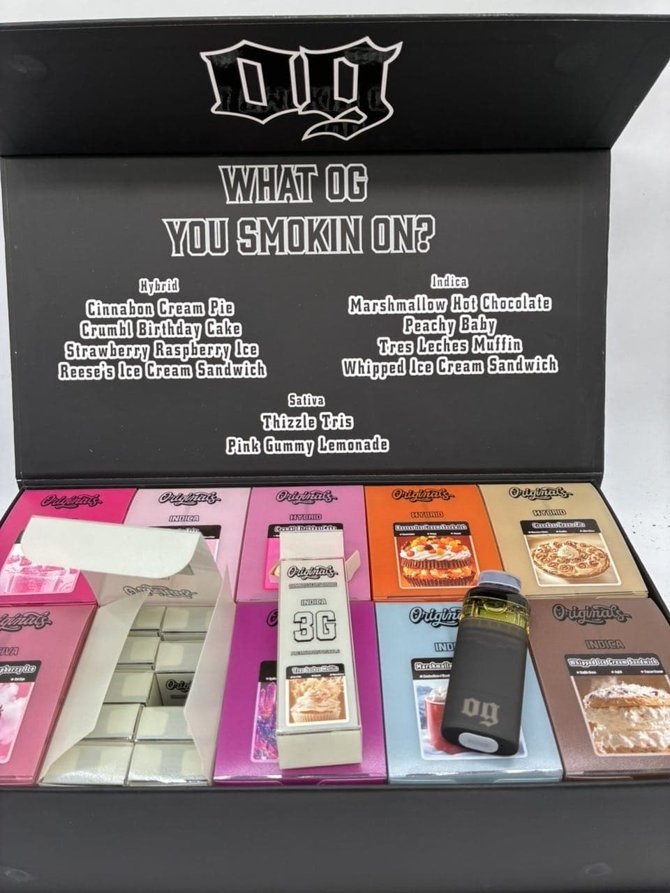 Authentic OG 3g disposable vape pen premium live resin