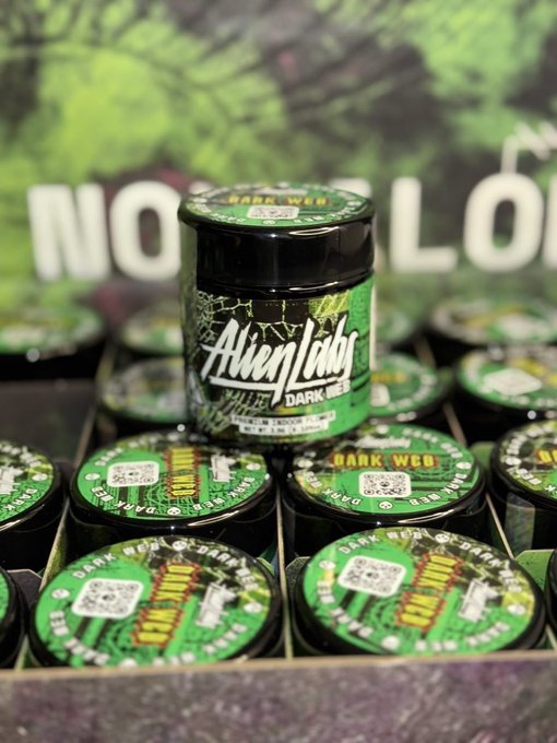 AUTHENTIC Alien Labs Dark Web Jars infused flowers
