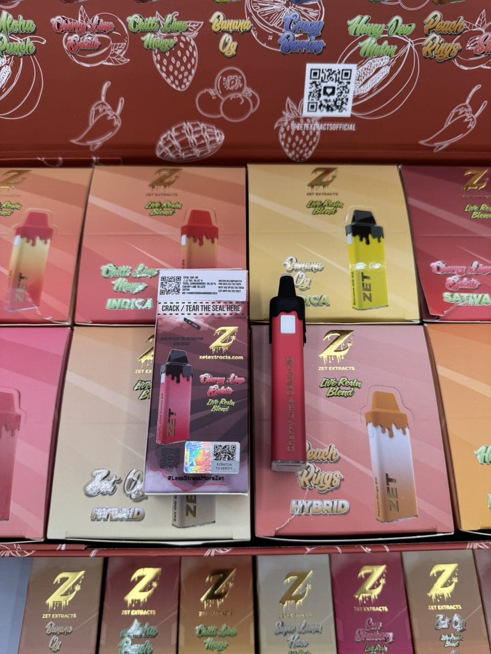 Authentic zet live resin blend disposable